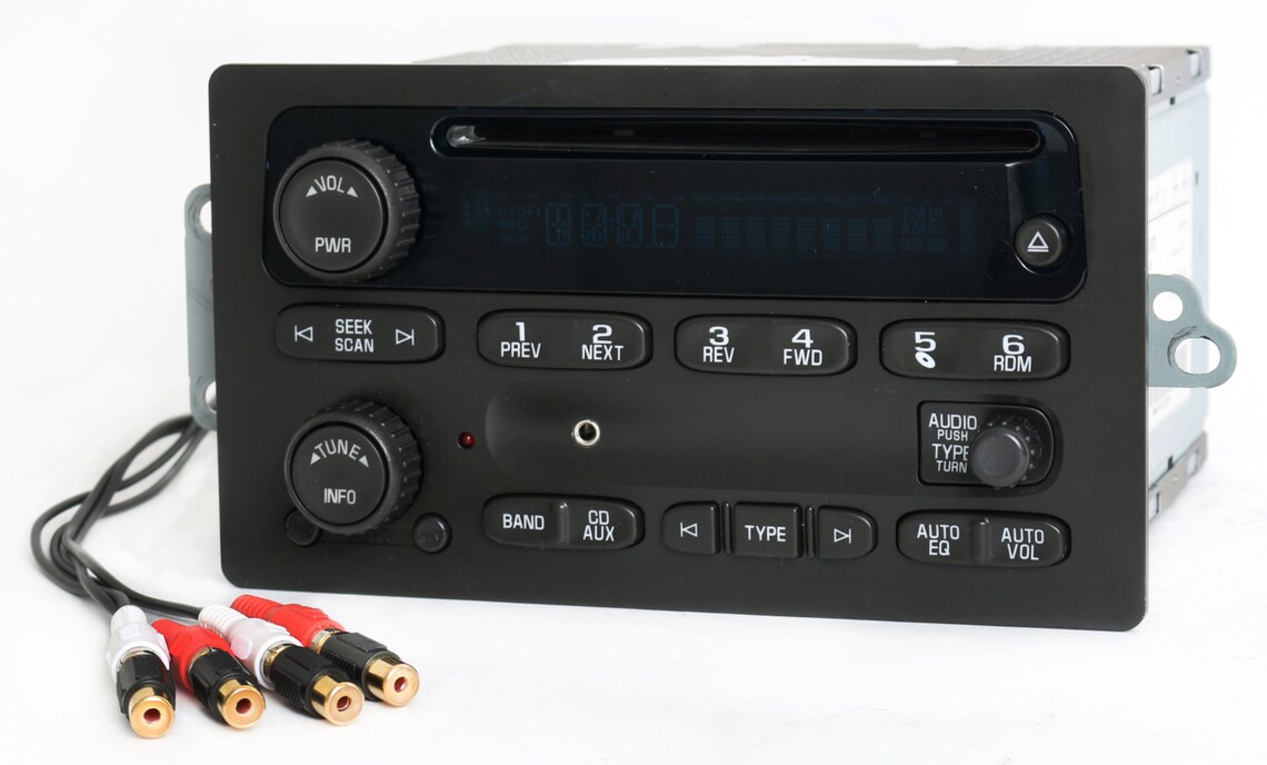 2005 to 09 Chevy Truck CD Player Radio W Aux Input and RCA Outputs for ...