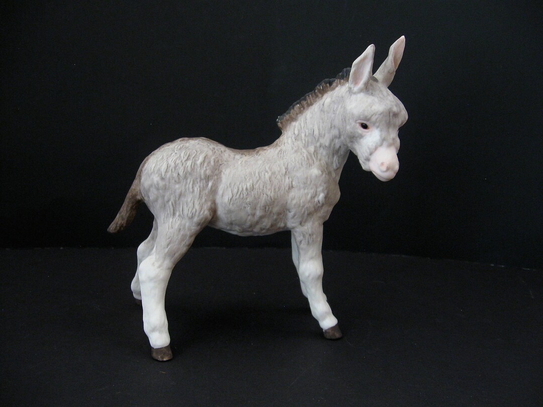 Vintage CYBIS Painted Bisque Porcelain "fitzgerald" Donkey Foal ...