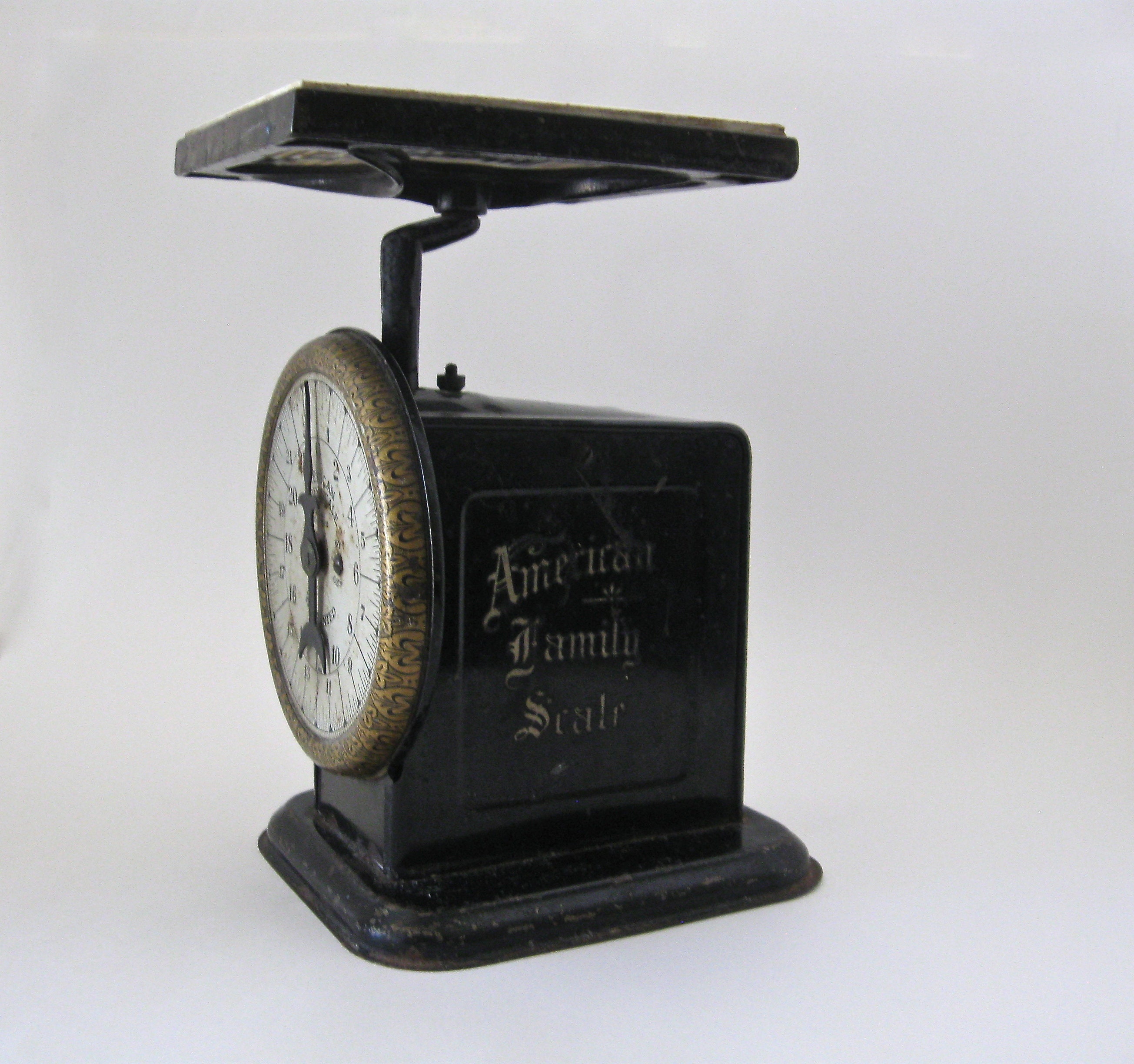 Antique American Family Scale, 24 Pound Vintage Scale, Home Kitchen ...