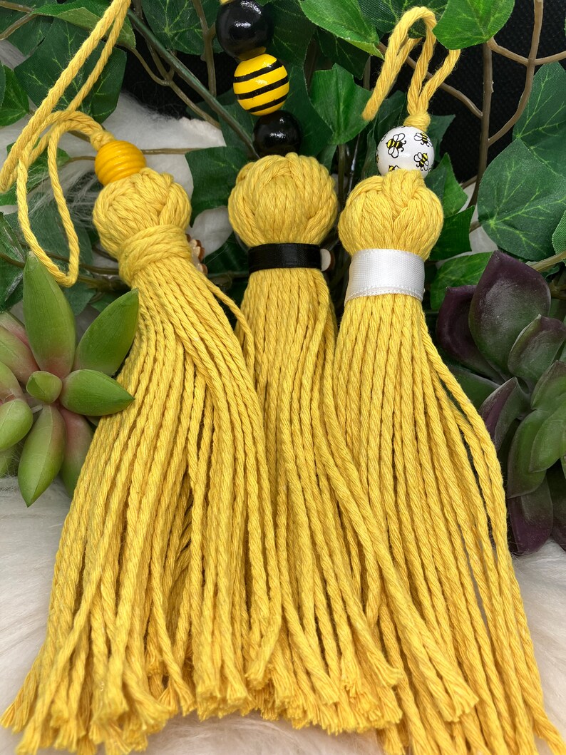 Country Cottage Macrame Tassels - Etsy