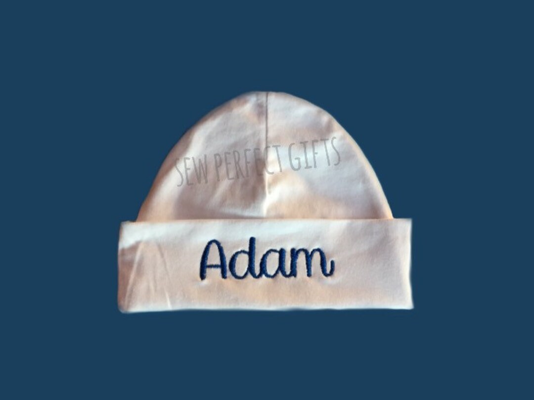 Personalized Baby Hat, Rainbow Infant Hat, Embroidered Newborn Hat ...