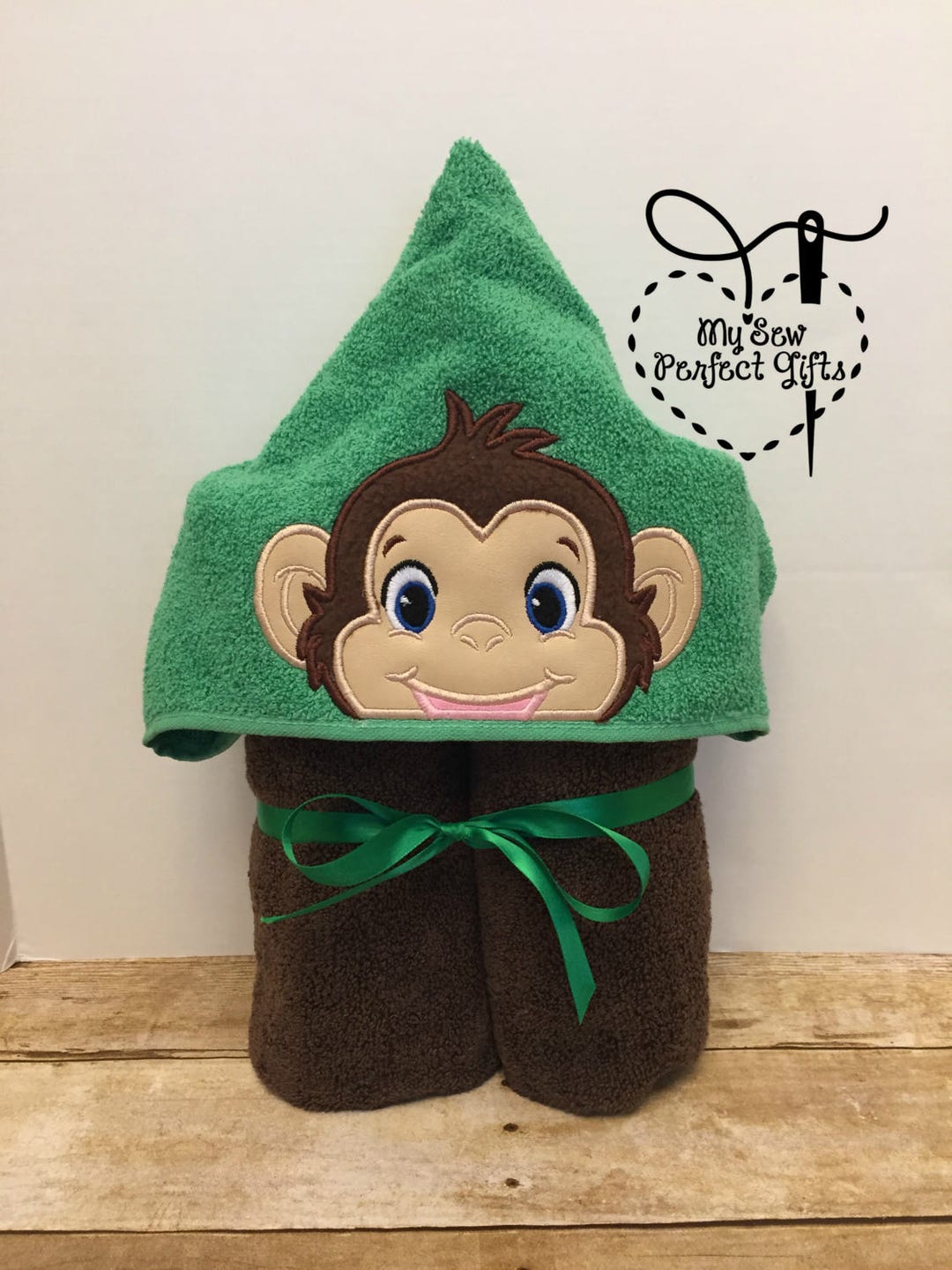 Monkey Hooded Towel Owl Hooded Bath Towel, Hooded Towel, Full Size Kids ...