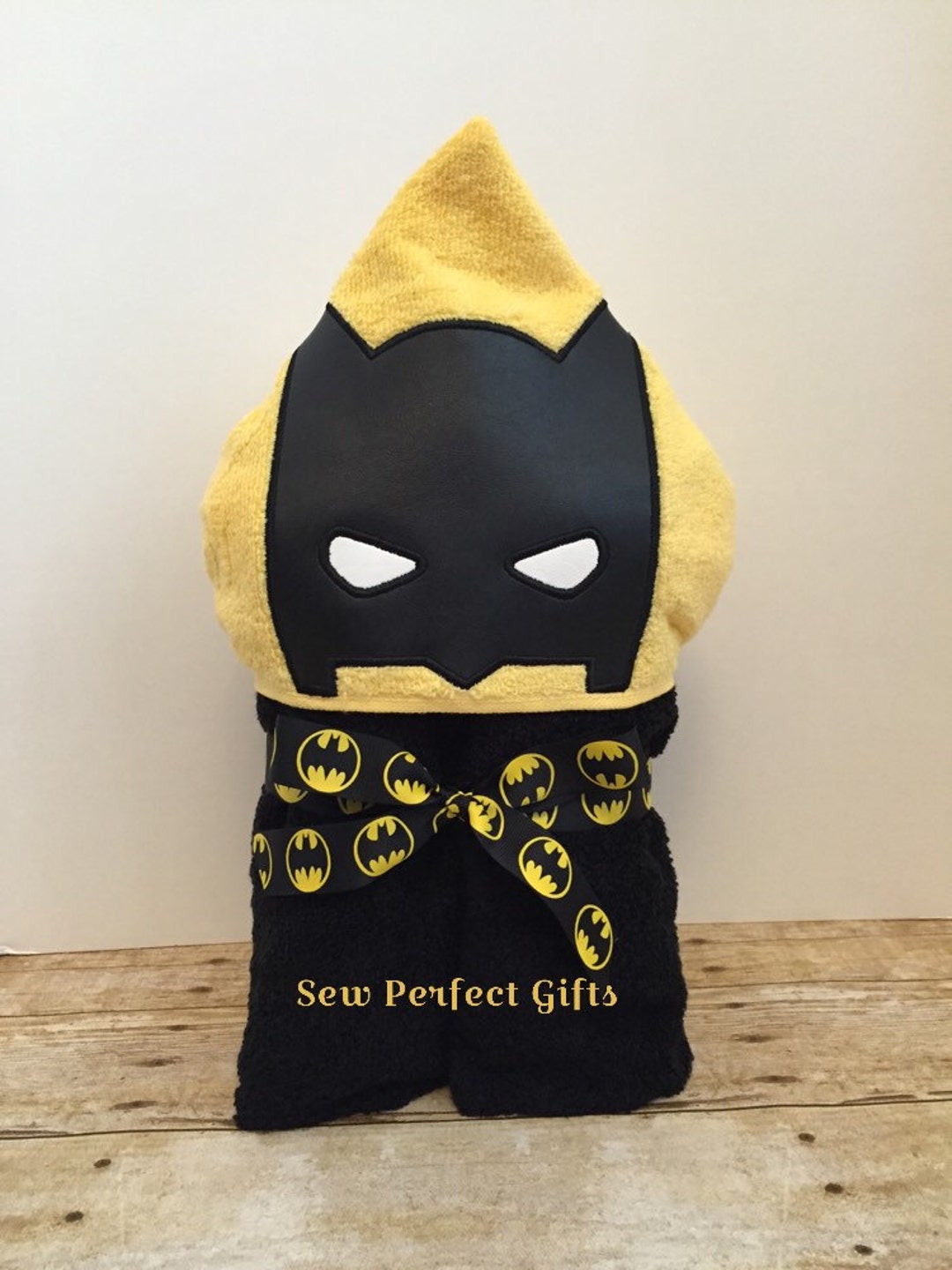 Bat Guy Bat Hero Bat Man Hooded Bath Towel Hooded Towel - Etsy