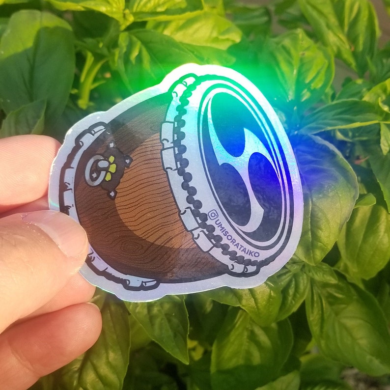 Taiko Sticker - Etsy
