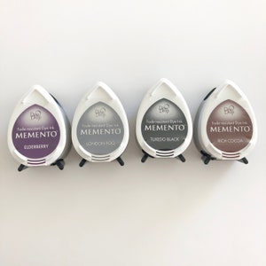 Dew Drop Memento Mini Ink Pads, Fast Drying Ink, Lots of Color, Ink for ...