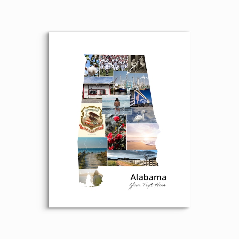 State Photo Collage - Etsy