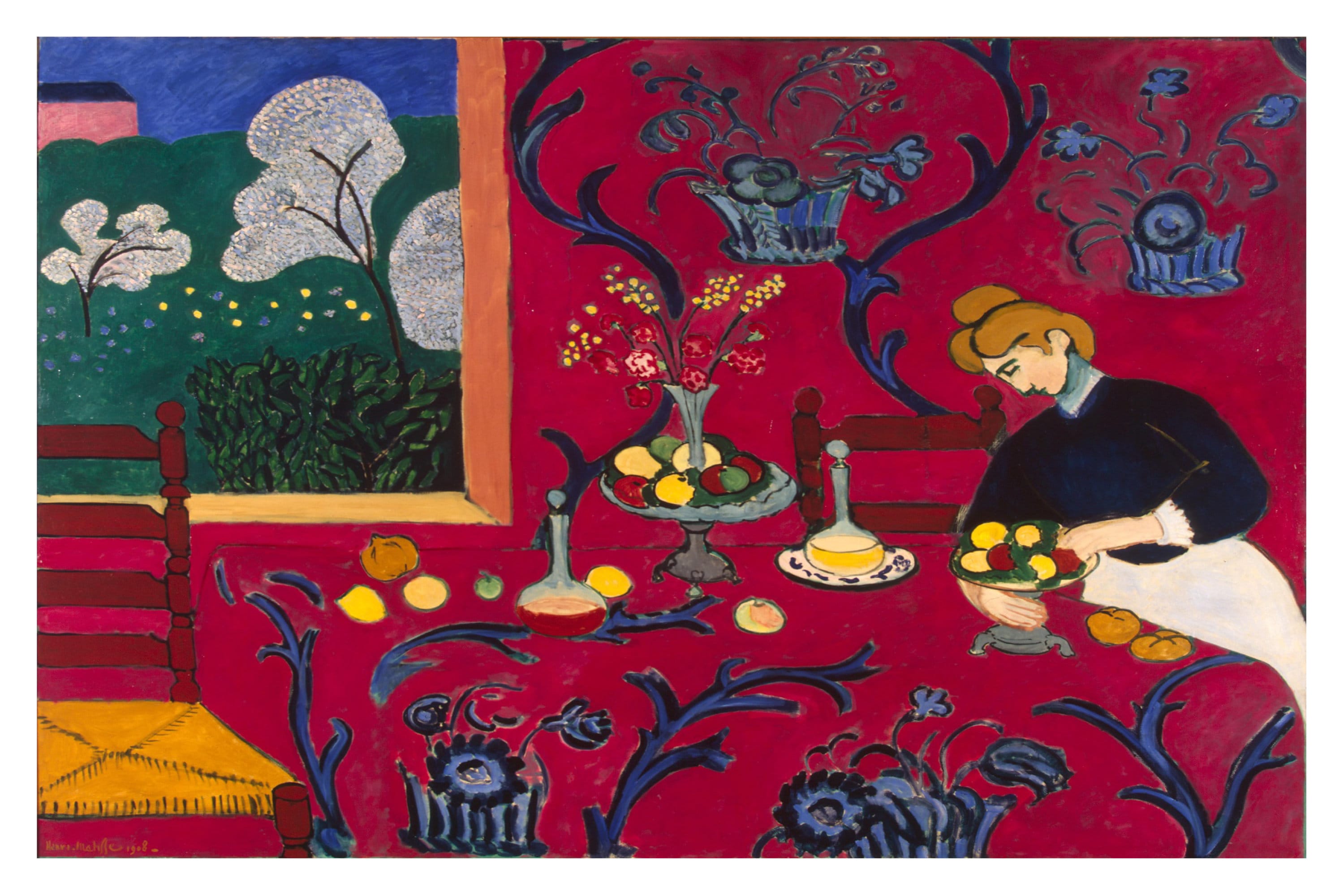 The Dessert: Harmony in Red, Henri Matisse - 1908 UNFRAMED ART PRINT - Etsy