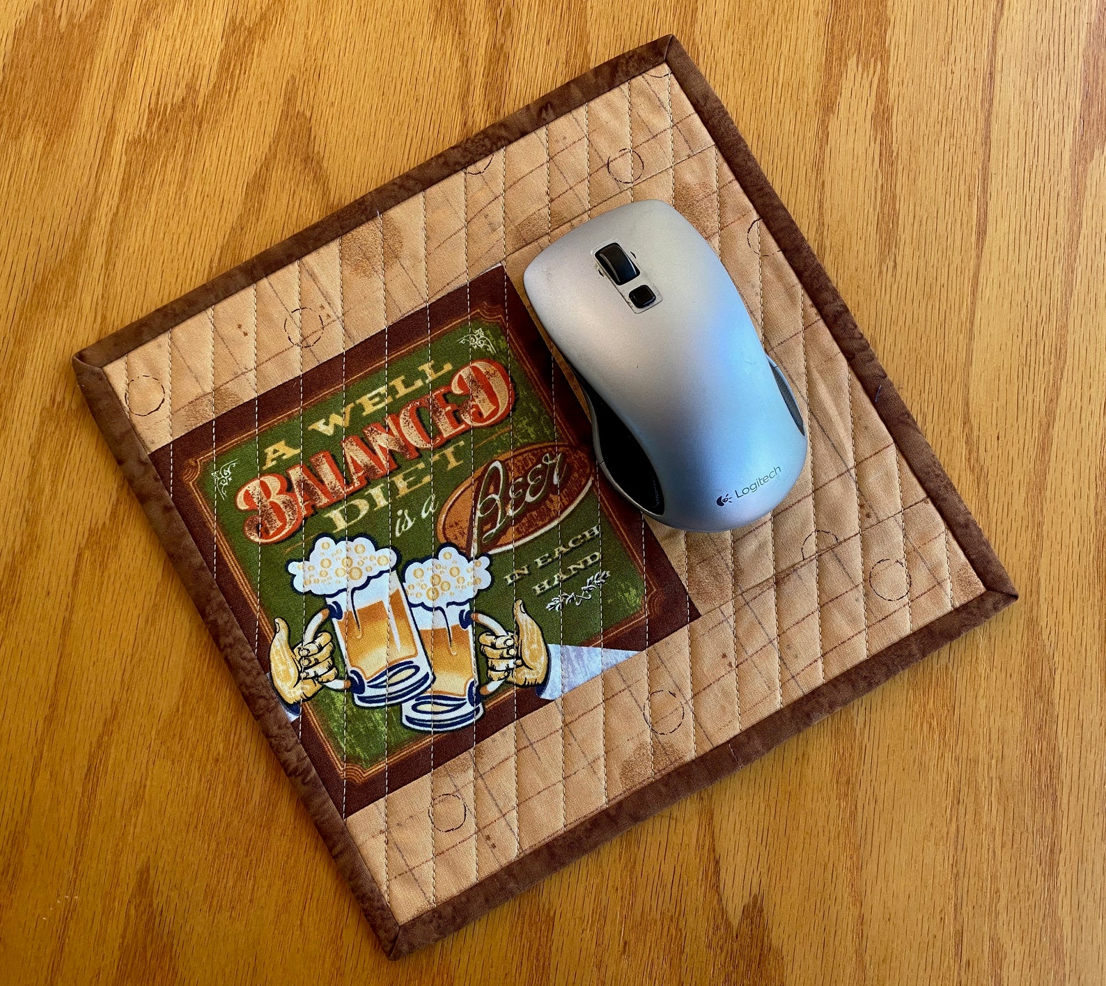 Quilted Mug Rug Premium Beer Lover's - Etsy