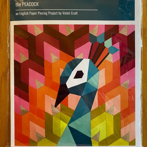 Peacock Paper Piecing Pattern - Etsy