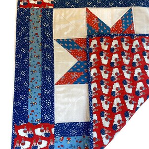 Patriotic Quilted Table Topper Home Decor - Etsy