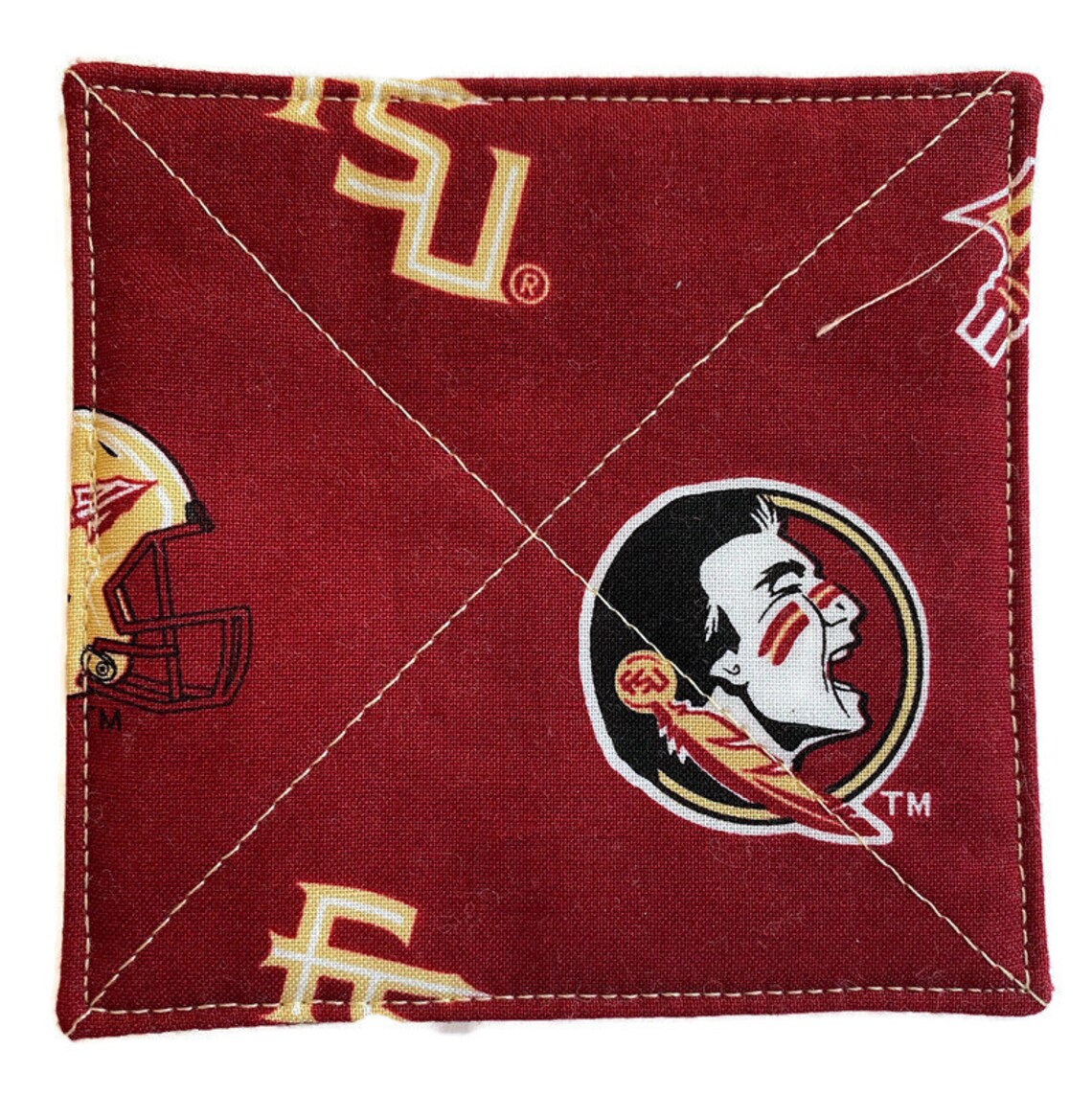 Florida State University FSU Fabric Coasters Set of 4 - Etsy