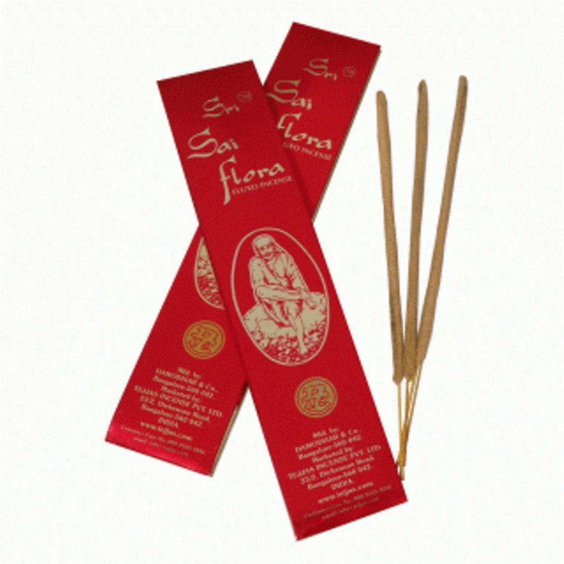 SRI SAI FLORA Fluxo Incense 25 Grams Masala Temple Amber Wood | Etsy