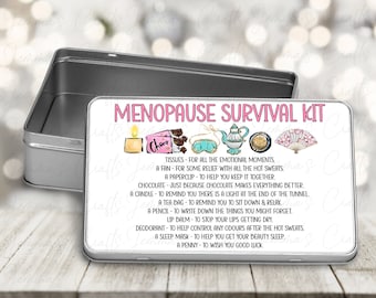 Menopause Survival Kit /letterbox Gifts /funny Gift/birthday Present ...