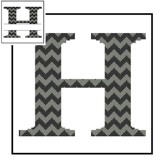 Chevron Letter H