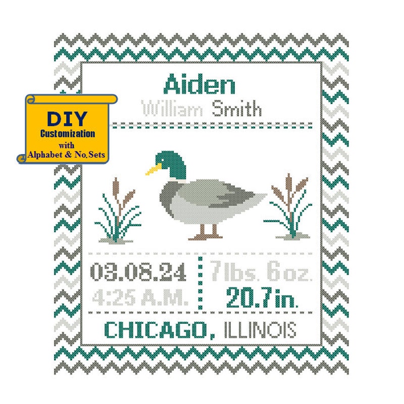 Mallard Needlepoint Pattern - Etsy