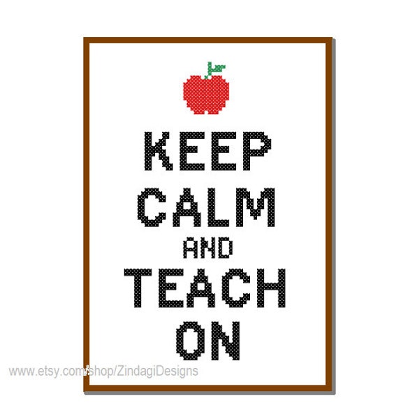 Keep Calm and Teach - Etsy