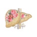 Floral Anatomical Liver Cross Stitch Pattern Cross Stitch Floral Liver ...