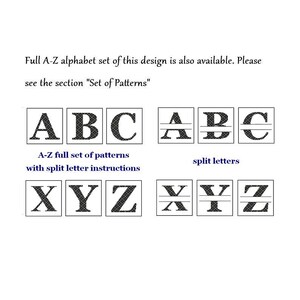 Monogram E Cross Stitch Pattern E Initial E Letter Cross Stitch Wedding ...