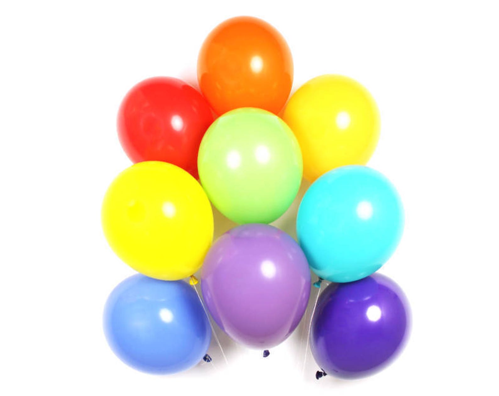 Aqua Balloons 11 Latex Standard Balloon 5 Balloons | Etsy