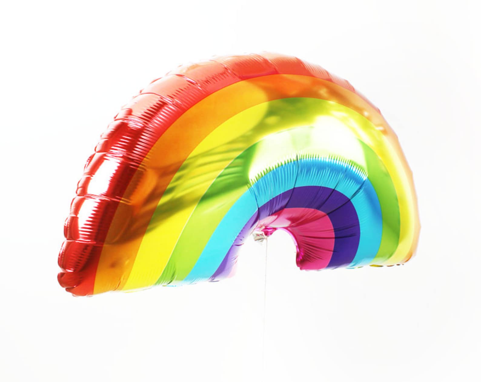 Rainbow Balloon Large 32 Mylar Rainbow Balloon Shape / - Etsy