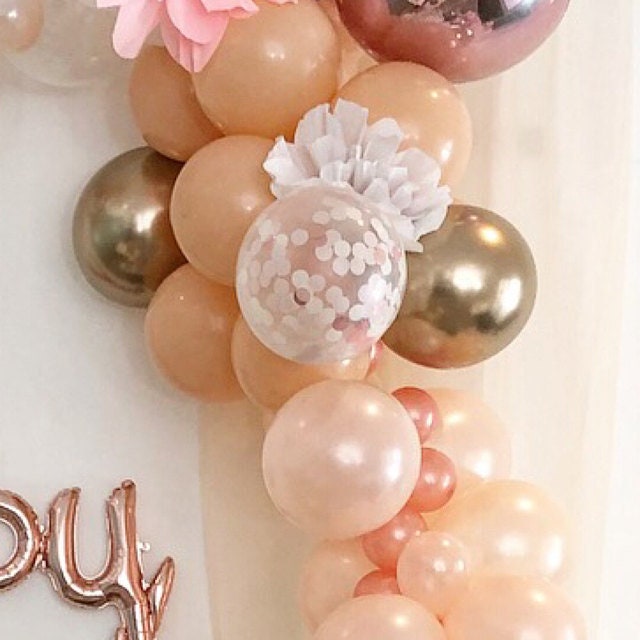 Green and Blush Balloon Garland DIY Kit Balloon Arch / - Etsy