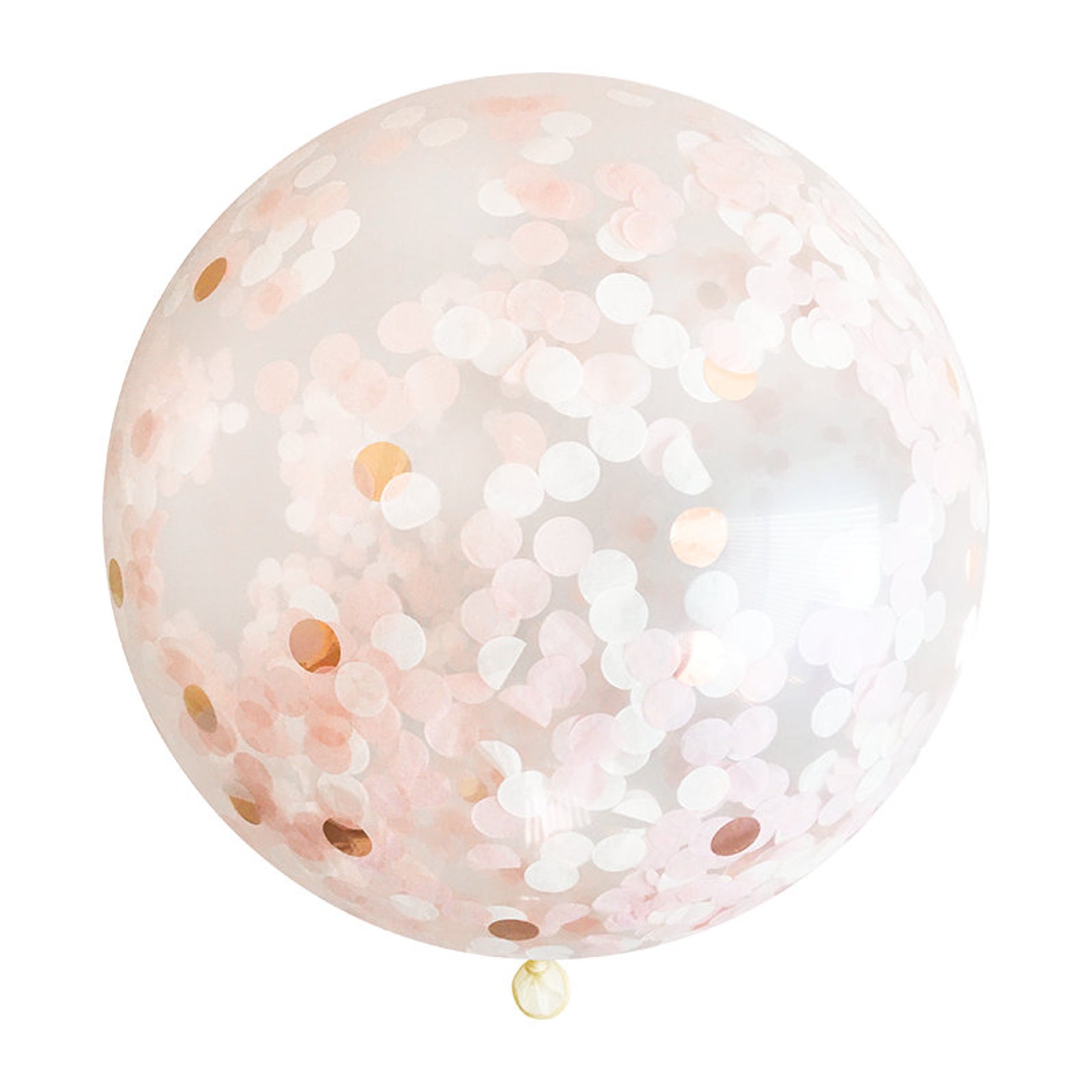 Pink Giant Confetti Balloon With DIY Tassels jumbo Baby - Etsy