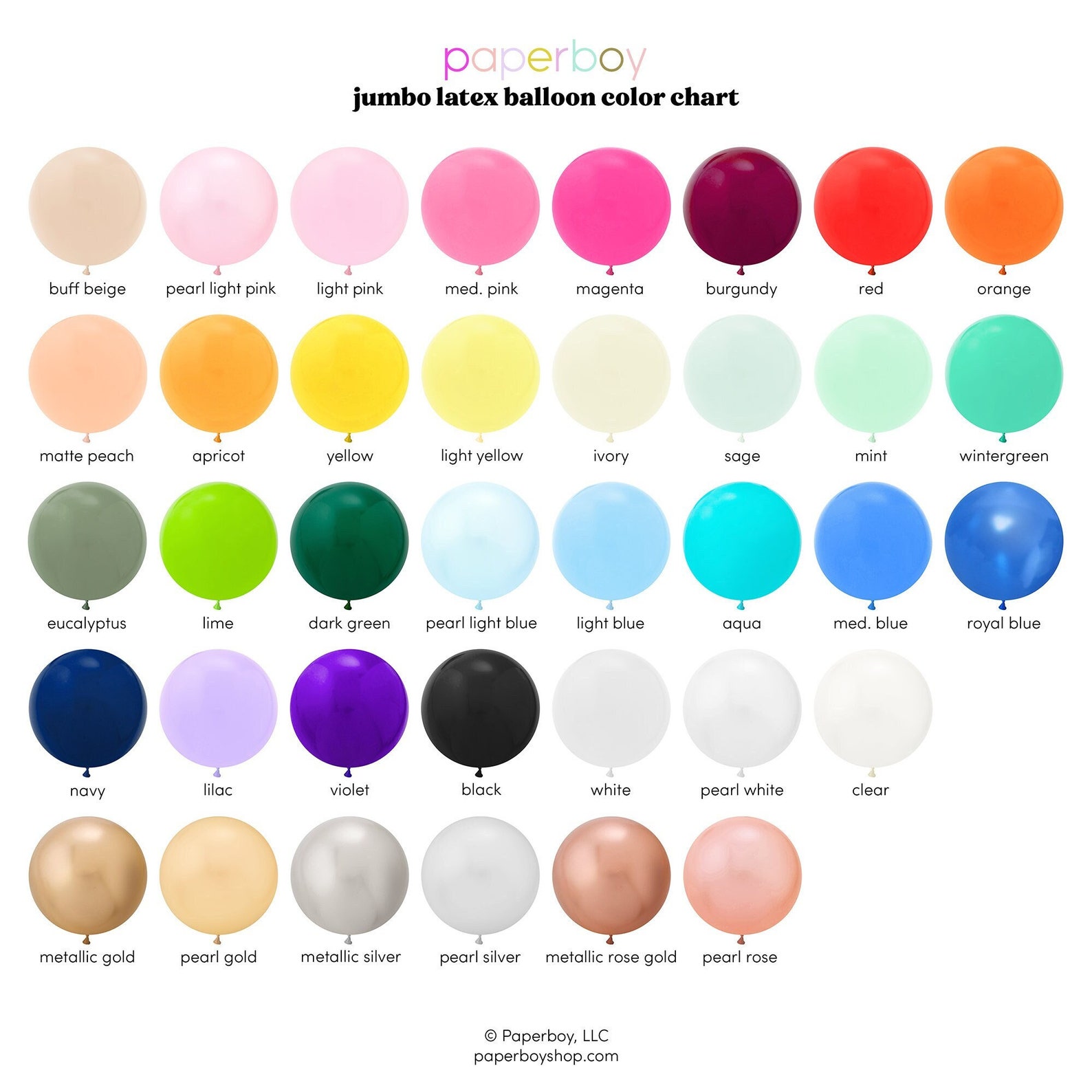 Giant Balloon 36 Round Latex Balloons Solid Color - Etsy