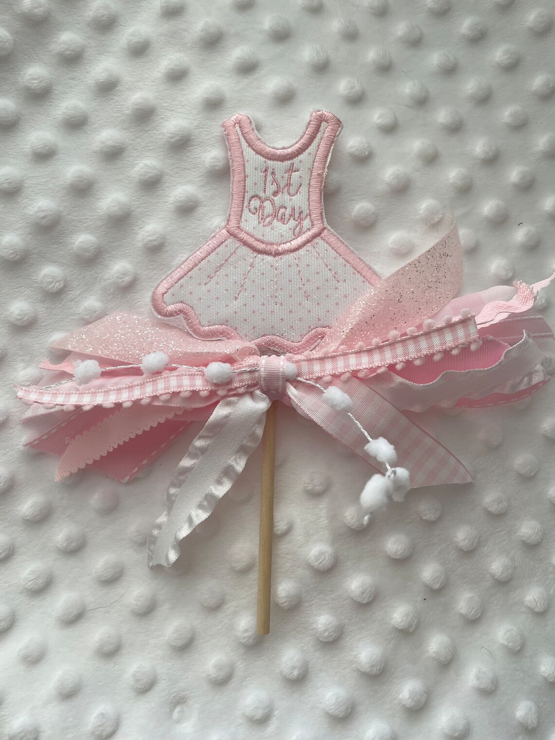 First Day of Ballet Sign, Ballet Slippers, 1st Day of Dance Sign, Pink ...