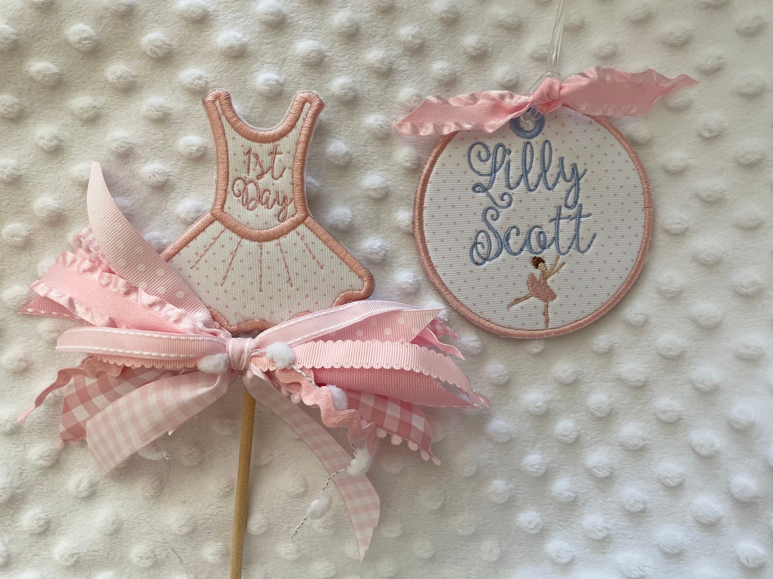 First Day of Ballet Sign, Ballet Slippers, 1st Day of Dance Sign, Pink ...