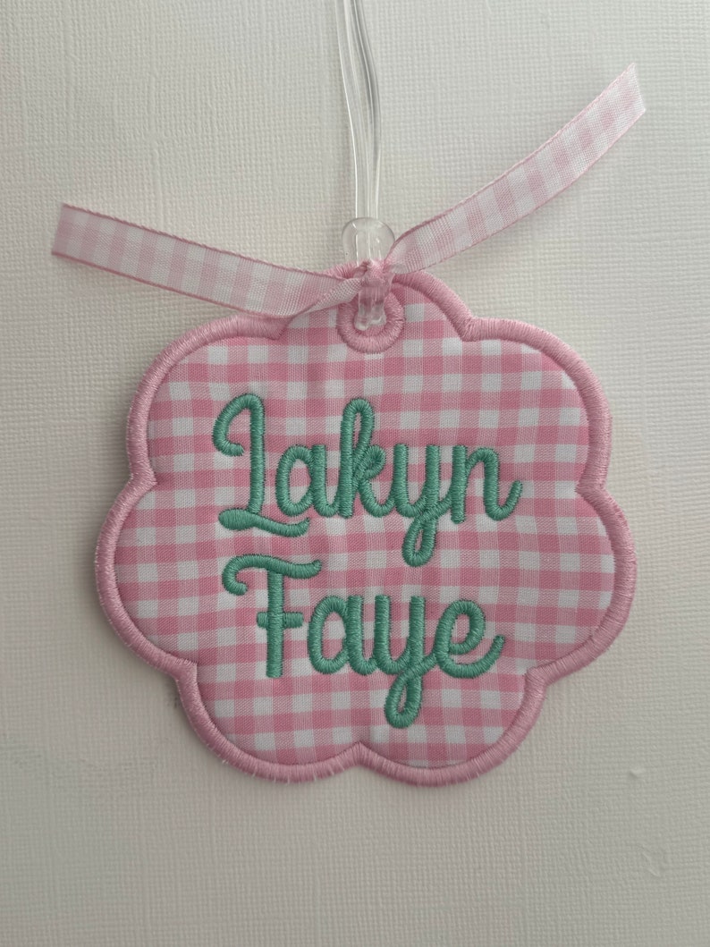 Backpack Name Tag Bag Tags, Back to School, Monogrammed Gift ...