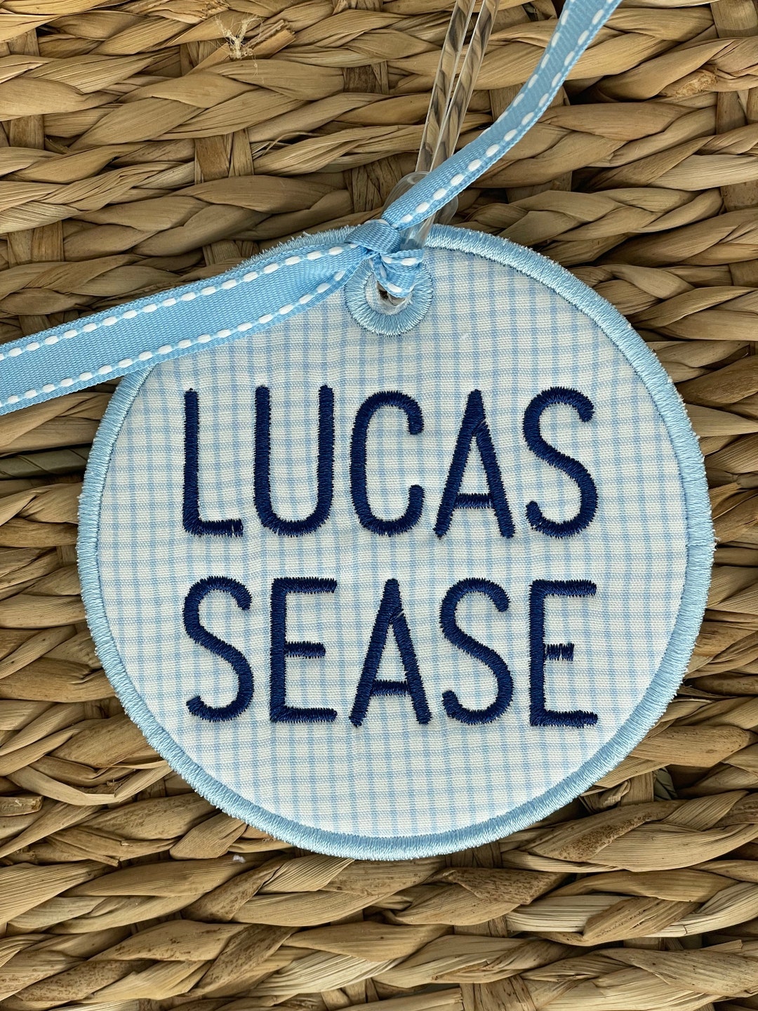 Monogram Backpack Name Tag Bag Tags | Luggage Tags | Monogrammed Gift ...