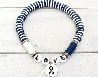 ALS Awareness Bracelet - Never Give up - Bracelet / Lou Gehrig's ...