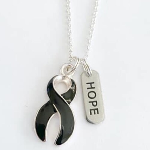 Melanoma Cancer Awareness Black Ribbon Cancer Support Skin - Etsy