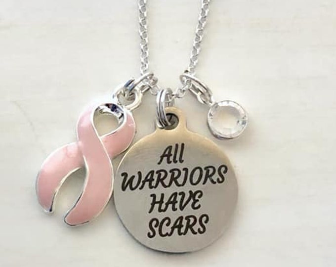 Pink Awareness All Warriors Have Scars Survivor Warrior Fighter ...