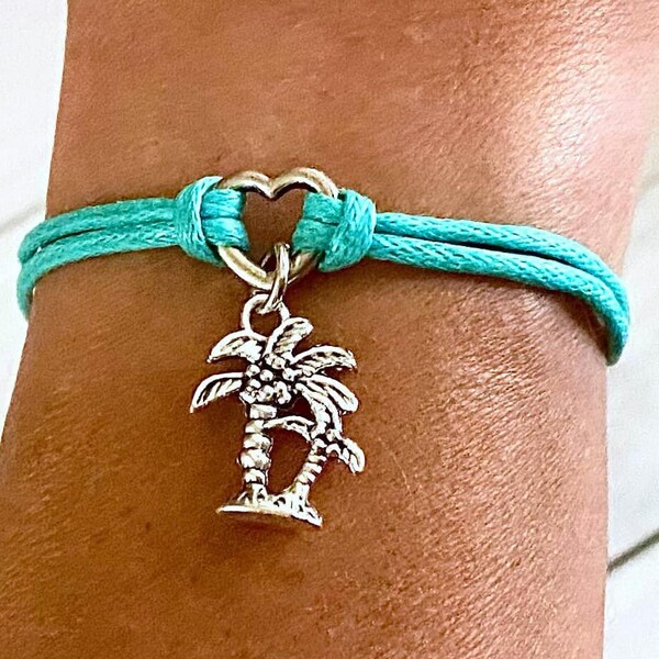 Palm Tree Bracelet - Etsy
