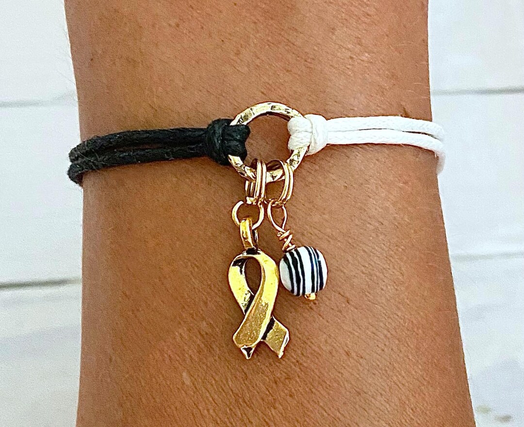 Zebra Print Awareness Carcinoid Cancer CVID Awareness Bracelet You ...