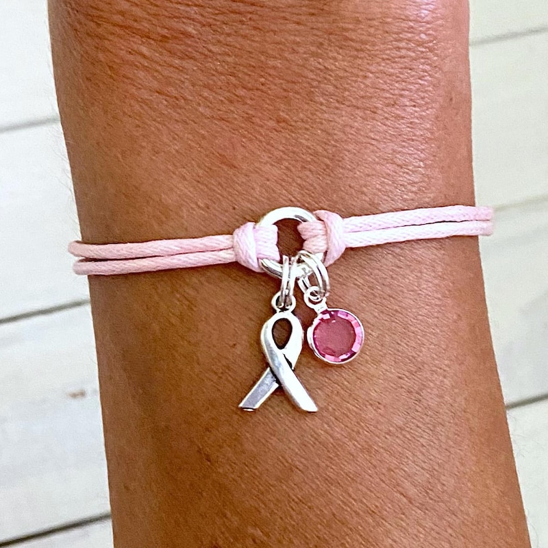 Breast Cancer Bracelet - Etsy