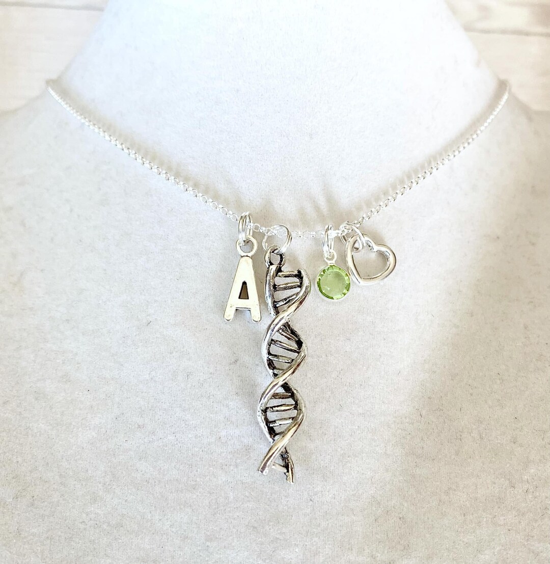 DNA Double Helix STEM Science Biology Charm Molecular Biologist Medical ...