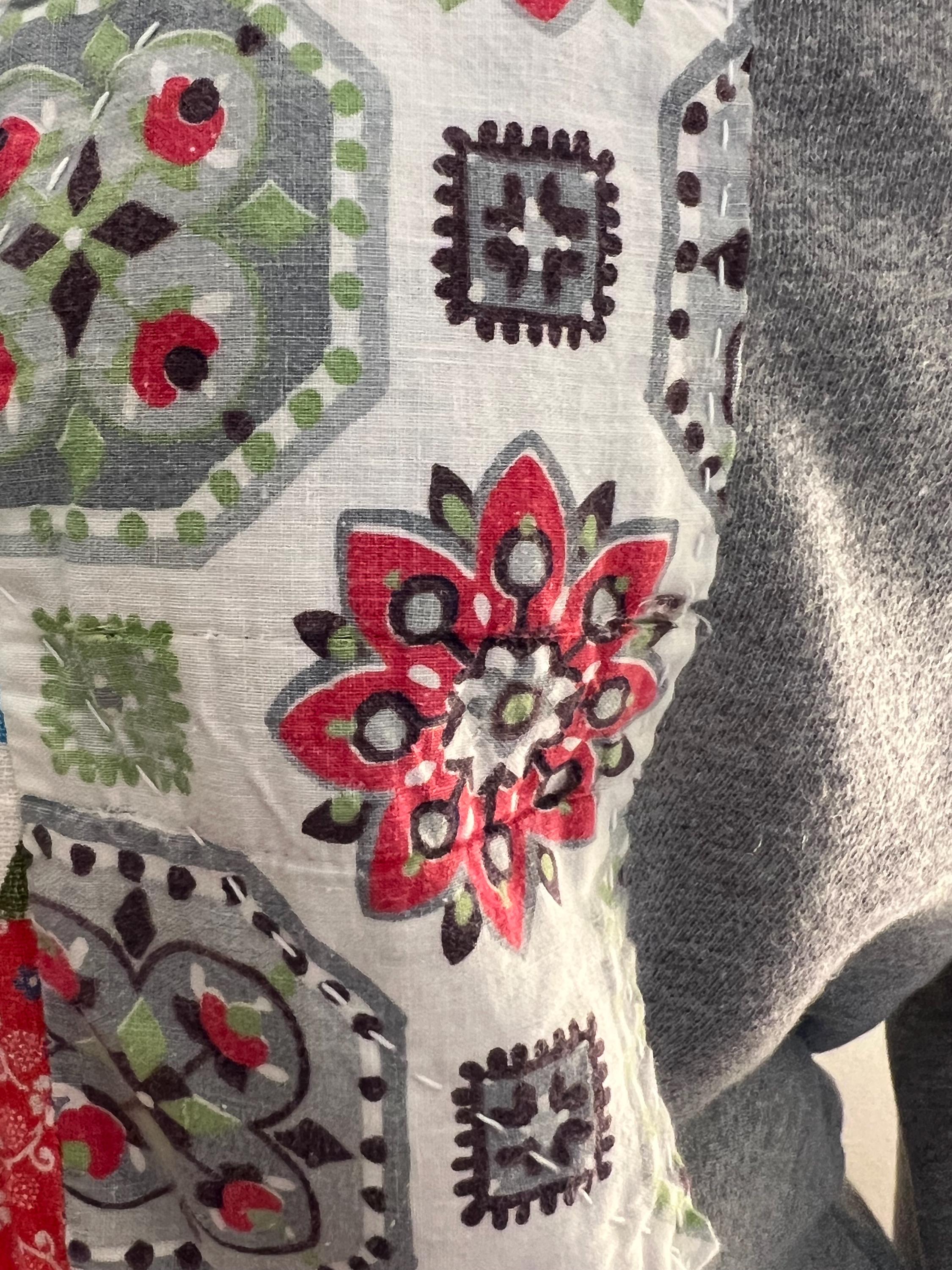 Quilt Sweatshirt Vintage Quilt Block Upcycled Sweatshirt Size S - Etsy