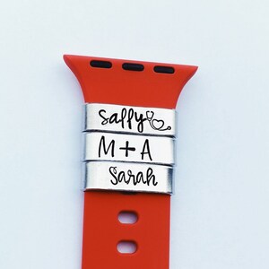 Personalized Watch Band Charm, Smart Watch Charm, Personalized Gift ...