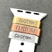 Smart Watch Charms, Personalized Gift, Custom Name, Watch Band Slide ...