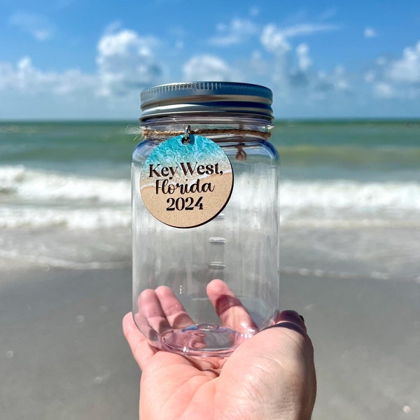 Sand and Seashell Display Jar - Etsy
