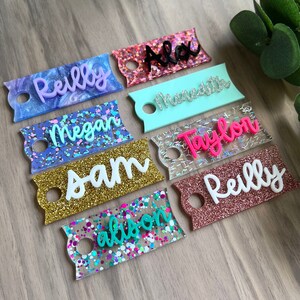 20oz 30oz 40oz Tumbler Name Plate, Custom Name Cup Accessories, Acrylic ...