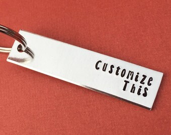 Best Dad by Par Keychain Hand Stamped Keychain Golf Gift - Etsy