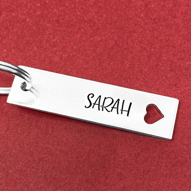 Heart Keychain - Etsy