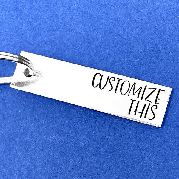 Custom Keychain - Etsy