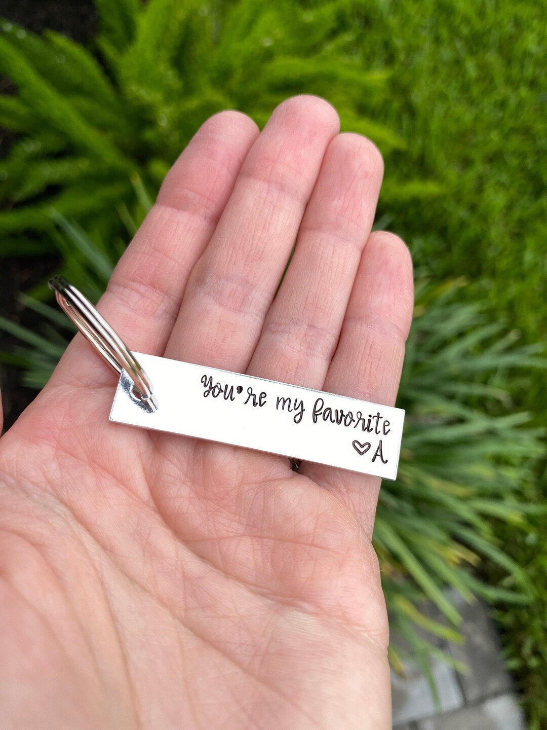 You're My Favorite Keychain, Anniversary Gift, Valentines Day Gift ...