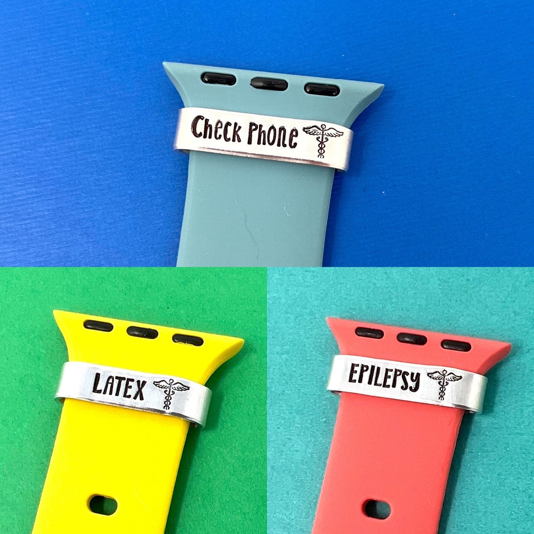 Chronic Illness Medical Alert Tag for Smartwatch, Personalized Watch ...