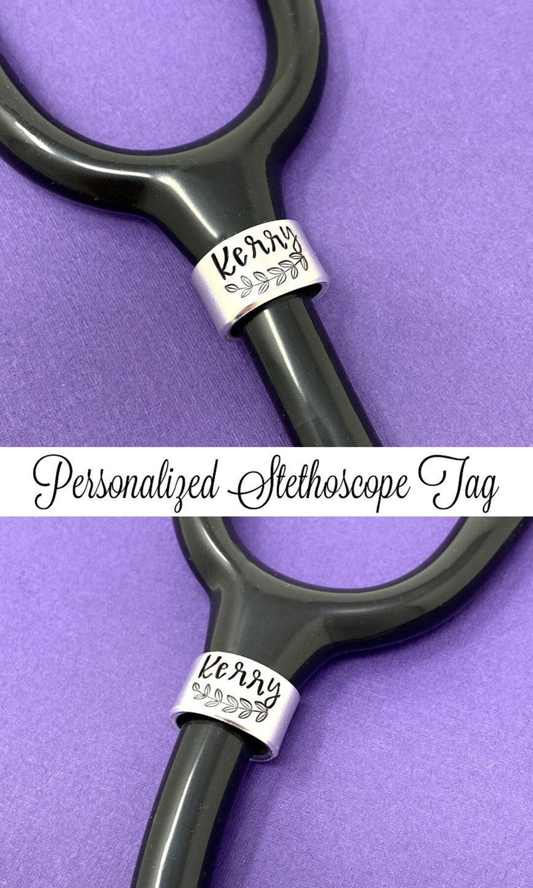 Stethoscope Name Tag Custom Stethoscope Tag Stethoscope - Etsy