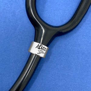 Turtle Stethoscope Name Tag, Custom Stethoscope Tag, Stethoscope Charm ...